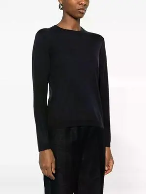 Max Mara Crewneck Long-sleeve Sweater - Blue