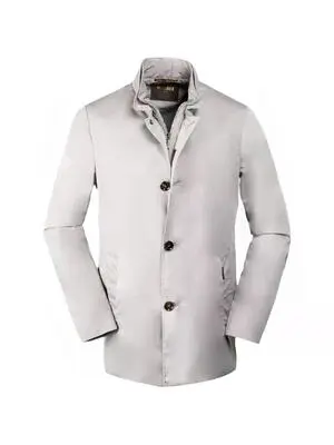 MOORER Button-fastening Jacket - Grey