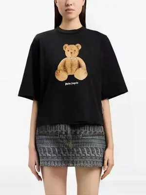 Palm Angels Bear Graphic T-shirt - Black