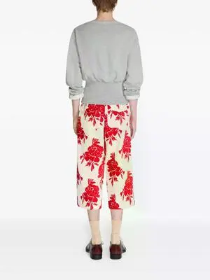Dries Van Noten Floral Print Trousers