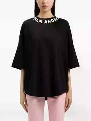 Palm Angels Logo-printed Crew-neck T-shirt