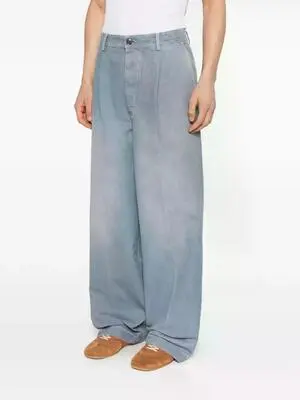 Marni Pleated Wide Leg Trousers