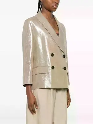 Brunello Cucinelli Button Double-breasted Jacket