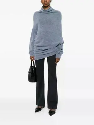 VIKTORIA CHAN Juliet Skewed Sweater - Blue