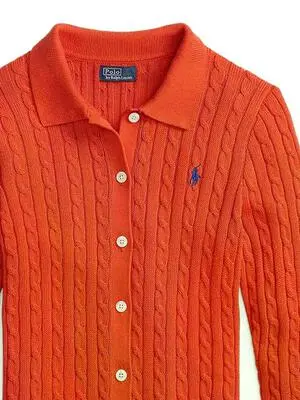 Polo Ralph Lauren Cable-knit Cardigan - Orange