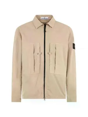 Stone Island Patch Pocket Zip Jacket - Neutrals
