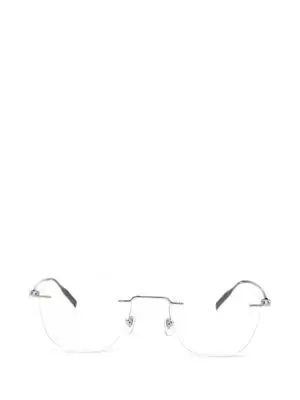 Montblanc Round-frame Glasses - Silver