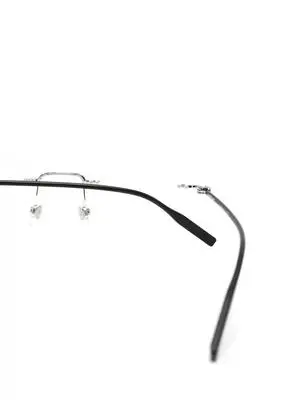 Montblanc Round-frame Glasses - Silver