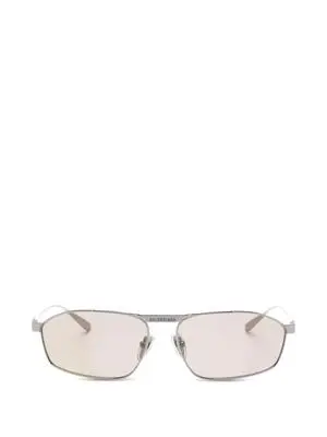 Balenciaga Geometric-frame Sunglasses - Silver