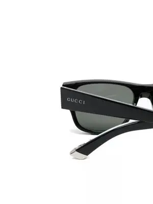 Gucci Geometric Frame Sunglasses