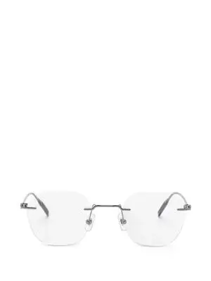 Montblanc Rimless Geometric-frame Eyeglasses - Grey