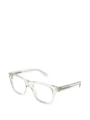 Saint Laurent Rectangle-frame Glasses - Grey