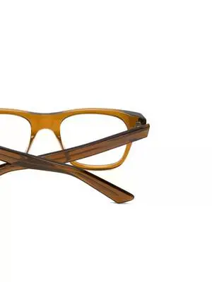 Saint Laurent Square-frame Glasses - Brown