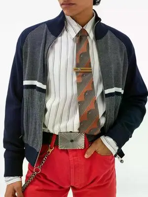 Versace Printed Silk Jacquard Tie