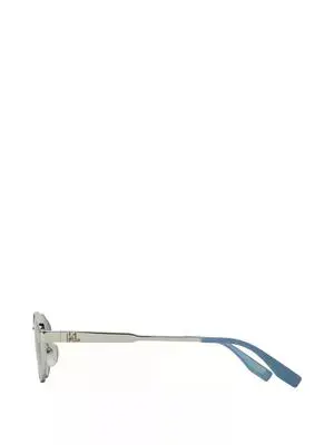 Karl Lagerfeld Monogram Geometric Sunglasses