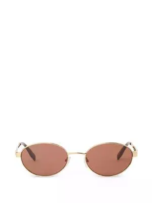 Karl Lagerfeld Monogram Logo Round-frame Sunglasses