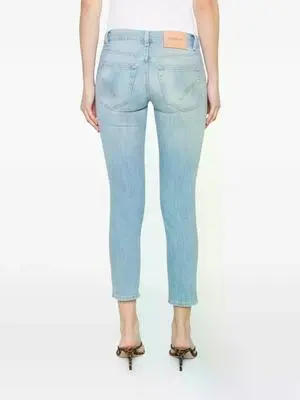 DONDUP Slit-detail Five-pocket Jeans