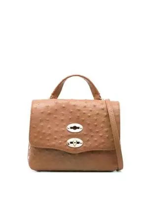 ZANELLATO Postina Baby Studded Tote - Brown