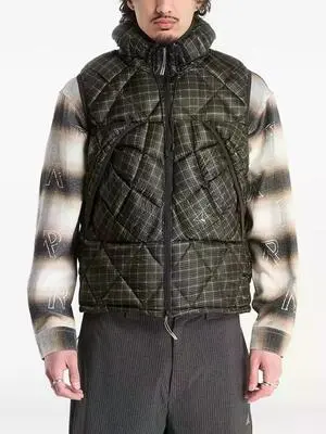 ROA Hooded Down Gilet - Grey