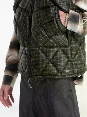 ROA Hooded Down Gilet - Grey