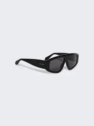 ALAÃA Aviator Mask Sunglasses