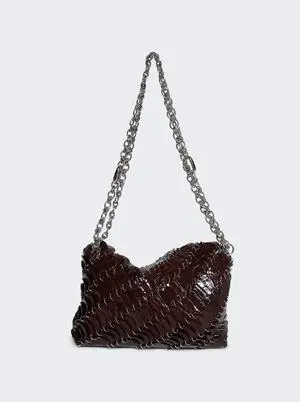 Rabanne Paco Night Leather Shoulder Bag Crocodile