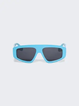 ALAÃA Aviator Mask Sunglasses - Blue