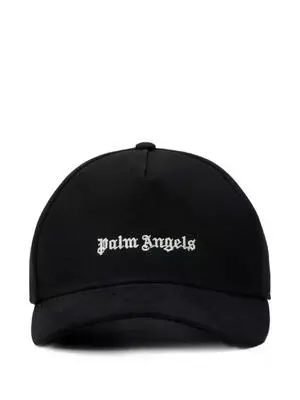 Palm Angels Embroidered Logo Cap Black