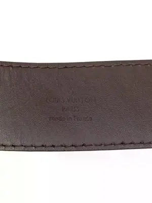 LOUIS VUITTON Damier Ebene Initiales Belt