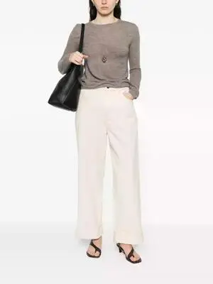 LISA YANG Georgie Long-sleeve Top - Brown