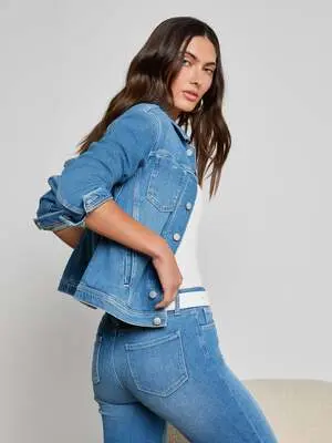 L'Agence Celine Jean Jacket - Getty