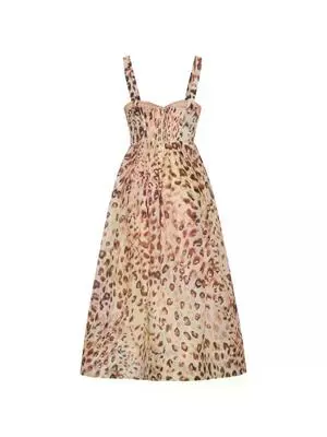 Cara Cara Phoebe Bustier Printed Dress - Neutrals