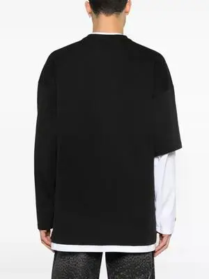PDF Blade Graphic Layered Sweatshirt