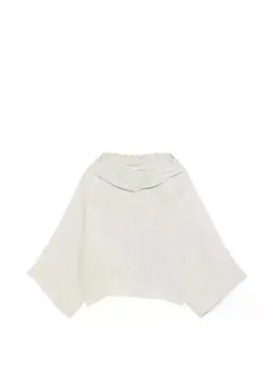 MAURIZIO BRASCHI Hooded Buttoned Jacket