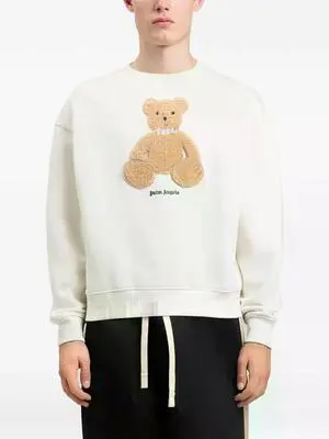 Palm Angels Bear Graphic Sweatshirt - Neutrals