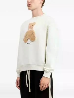 Palm Angels Bear Graphic Sweatshirt - Neutrals