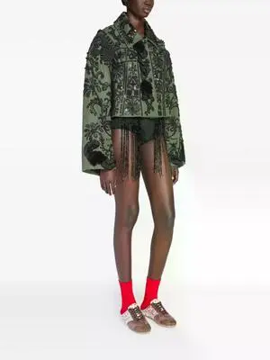 Dries Van Noten Shirred Micro Shorts