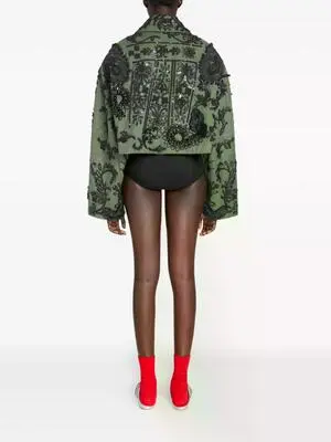 Dries Van Noten Shirred Micro Shorts