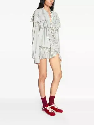 Dries Van Noten Ruffled Hem Shorts