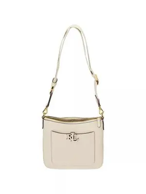 Ralph Lauren Logo Leather Shoulder Bag