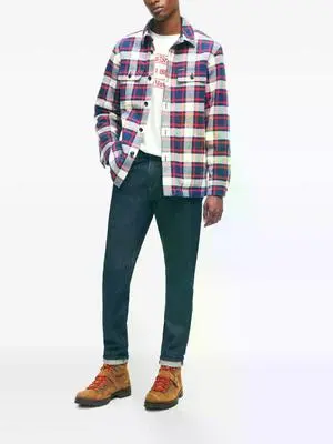 Brooks Brothers Plaid Pocket Cotton Overshirt