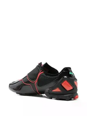 PUMA Striped Lace-up Sneakers - Black