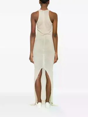 Rick Owens Crew Neck Racerback Maxi Dress - Neutrals