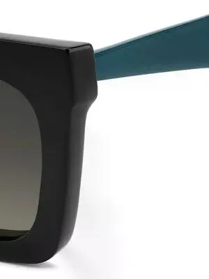 Carolina Herrera Square Frame Sunglasses - Blue