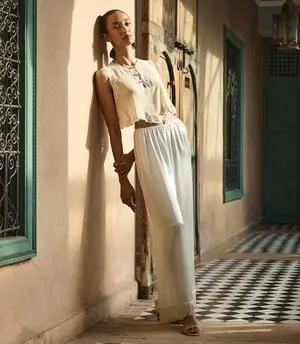 DÔEN Lavon Wide Leg Pant Candlelight