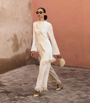 DÔEN Lavon Wide Leg Pant - Candlelight
