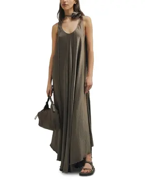 Marella Alcool Crinkle Twill Dress