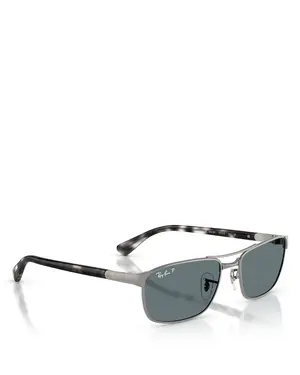 Ray-ban Rectangular Sunglasses, 57mm