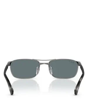 Ray-ban Rectangular Sunglasses, 57mm