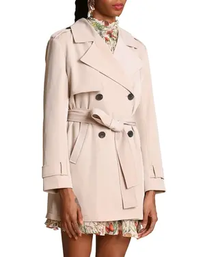 Avec Les Filles Drapey Trench Jacket